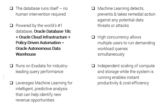 Data Management Made Easy with Oracle’s Autonomous Data